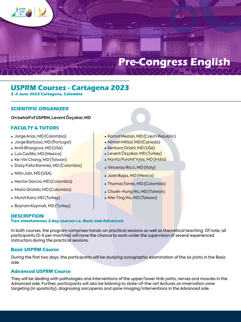 01 Program USPRM-Courses Basic - Advanced Final-Program 10042023 | PDF ...