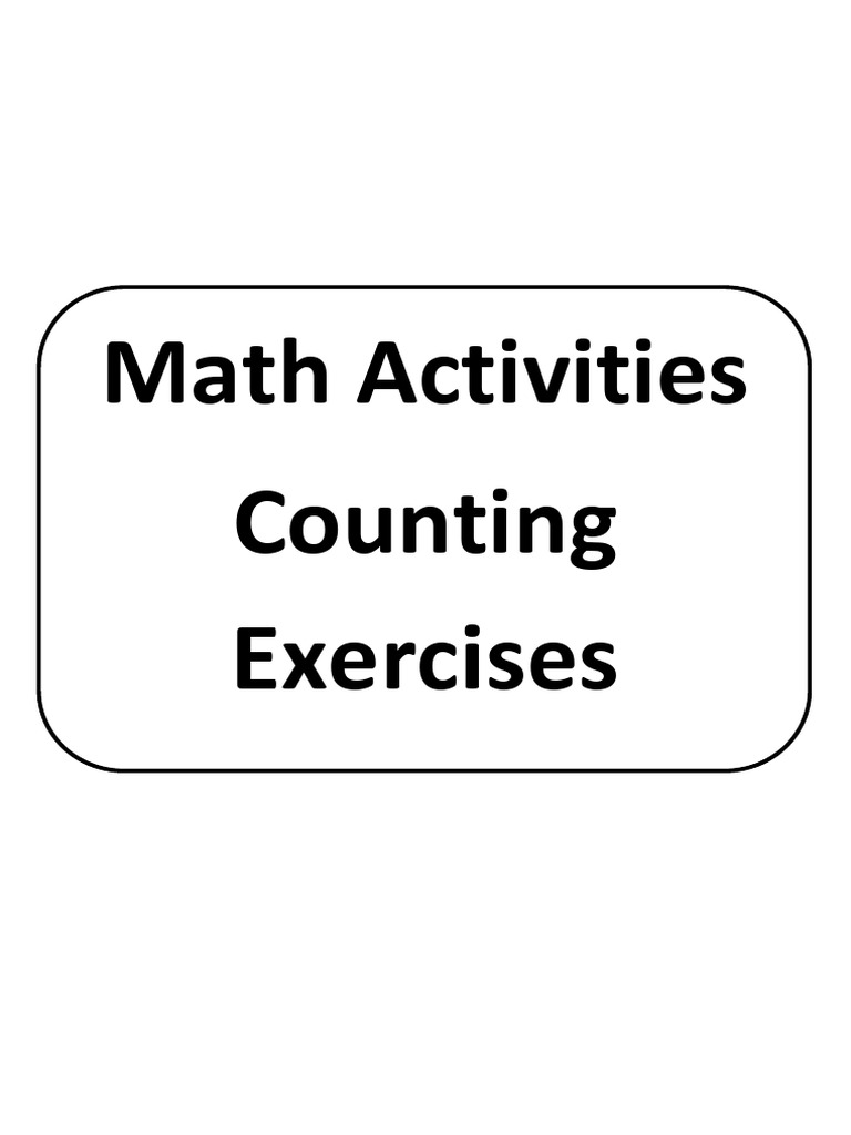 Counting Exercises | PDF