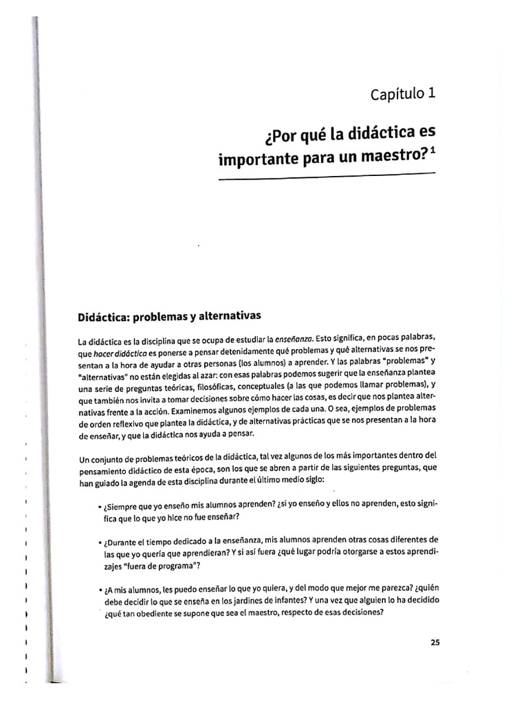 3-Cap 1 Didáctica Del Nivel Inicial Brailovsky | PDF