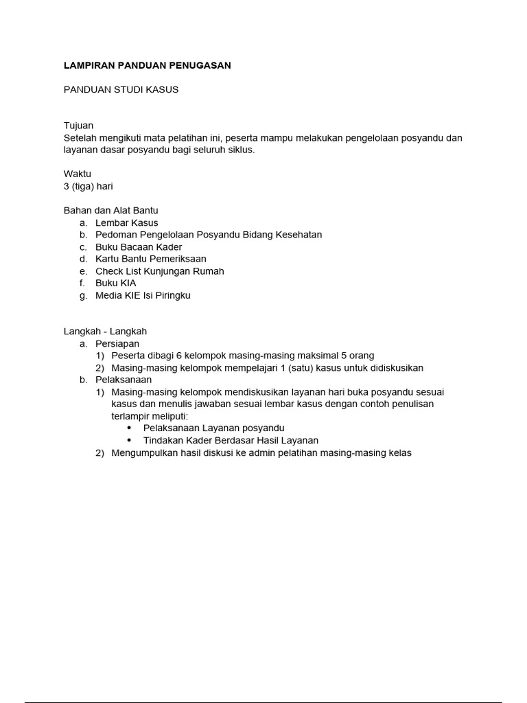 Pengelolaan Data Posyandu Efektif | PDF