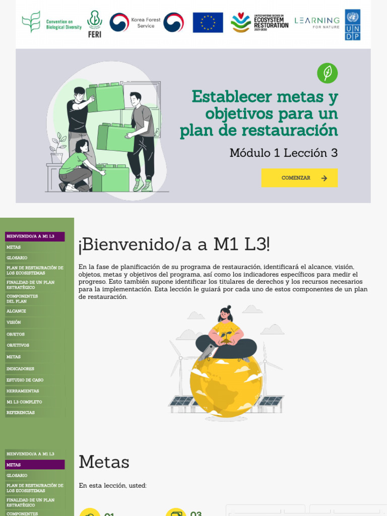 SPANISH Ecosystem Restoration Part 2 Week 1 Lesson 3 Compressed | PDF | Biodiversidad ...