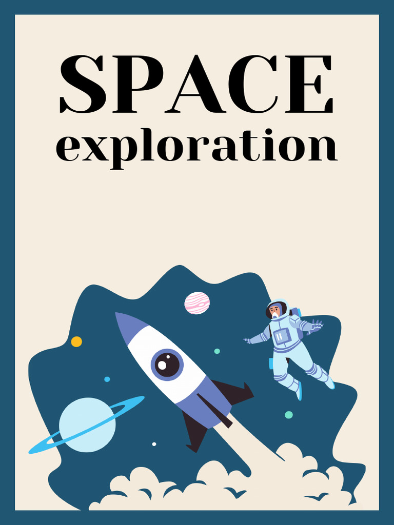 Coloring Book For Kids Space Exploration Theme | PDF