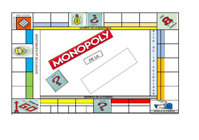 Tablero Monopoly en Excel Vacío | PDF