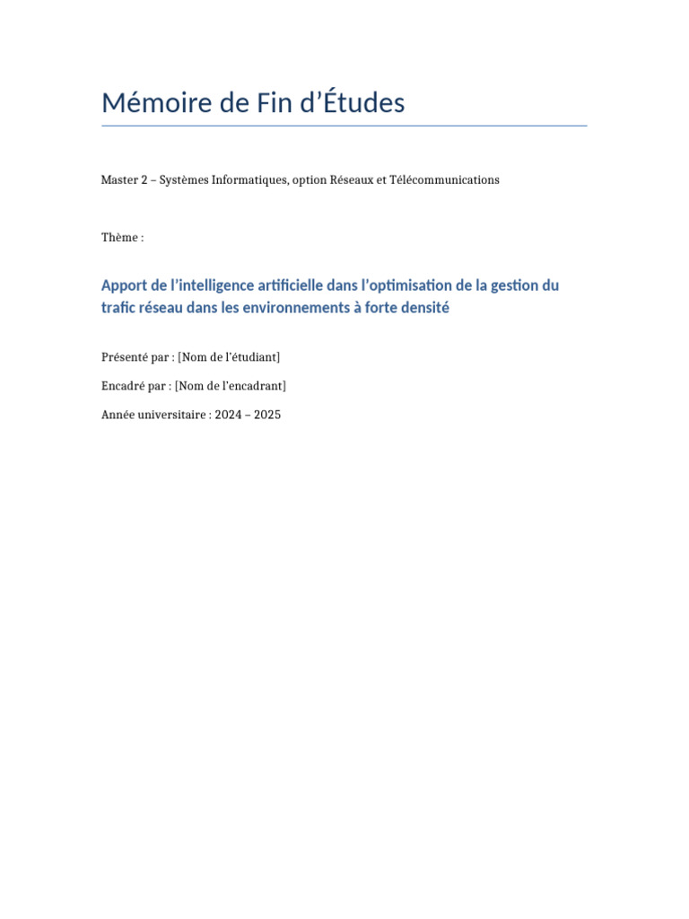 Memoire IA 130 Pages | PDF | Intelligence artificielle | Intelligence (IA) et sémantique