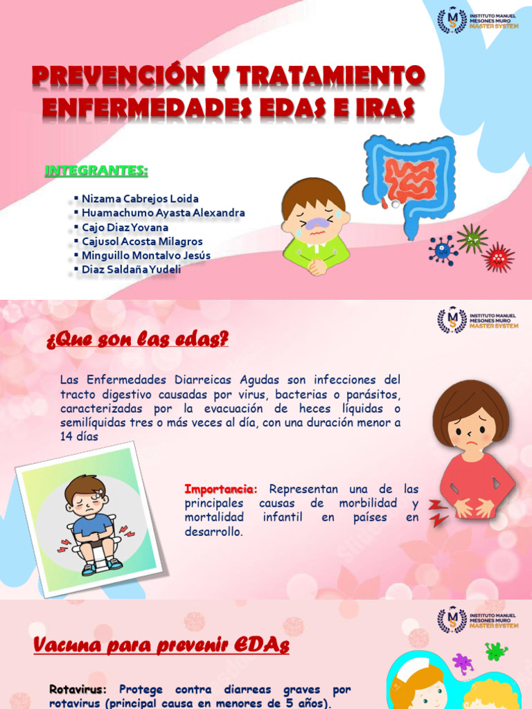 Prevención y Tratamiento Enfermedades Edas e Iras | PDF | Diarrea ...