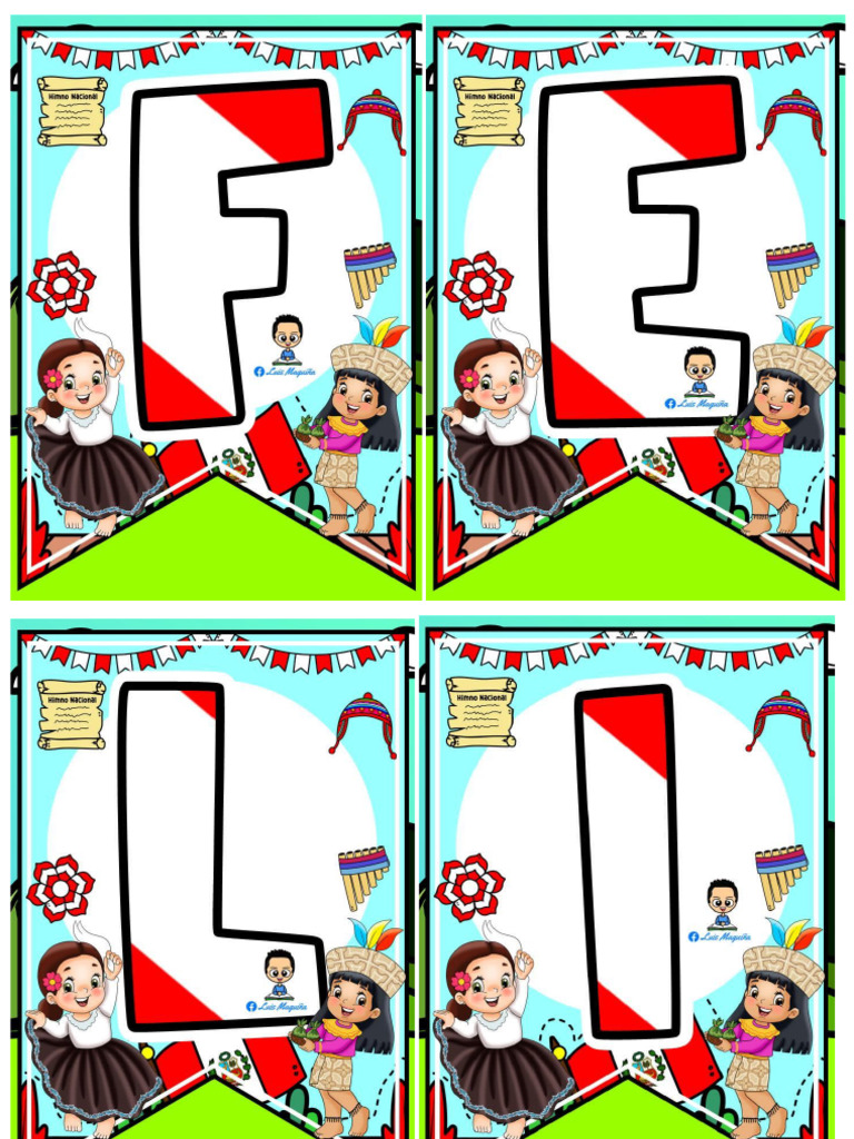 Banderines Fiestas Patrias Peru | PDF