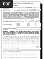 Night Out Permission Slip Template | PDF | Stripper | Government