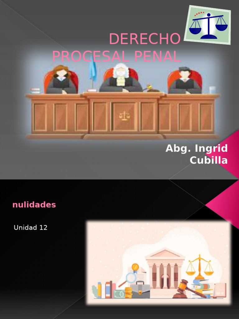 Unidad 12 | PDF | Ley procesal | Nulo (ley)