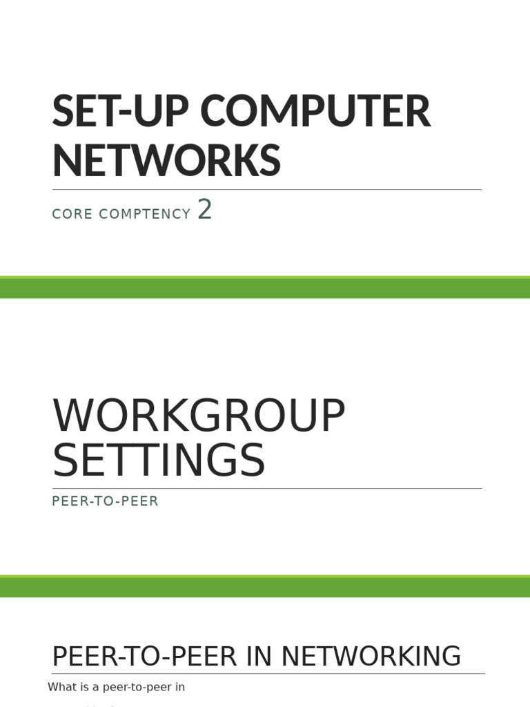Set Up Computer Networks 2 | PDF | Computer Network | Remote Desktop Services