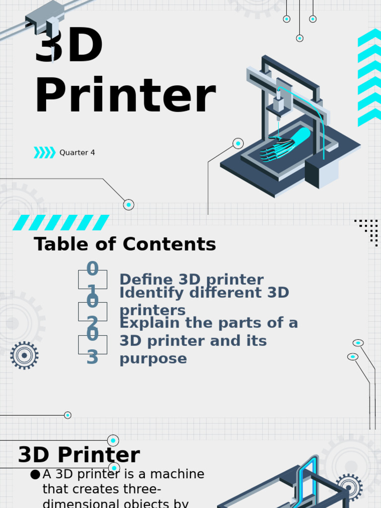 3D Printer Components and Functions | PDF | 3 D Printing | Secondary ...