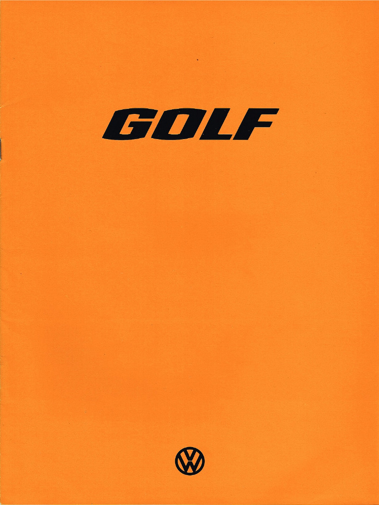 VW Golf 1975 UK | PDF
