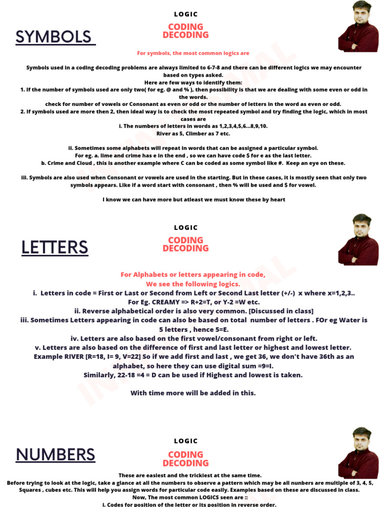 Coding Decoding & Input Output by Infinitesimal - Removed | PDF | Code ...