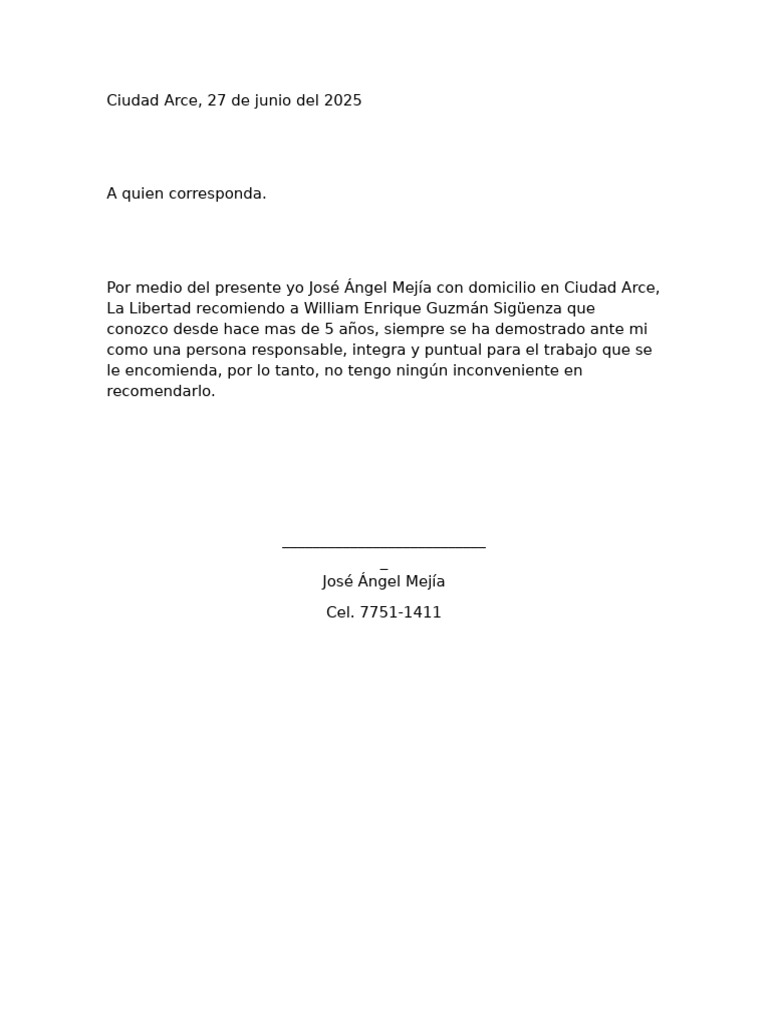 Referencia 1 W | PDF