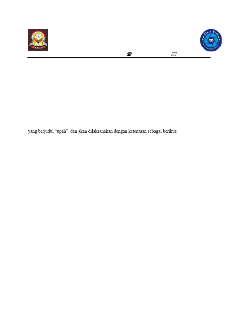 Surat Undangan Pak Rizal | PDF