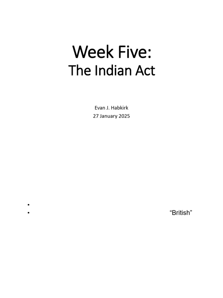 Week 5 Decolonization | PDF | North America | Indigenous Peoples Of ...