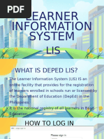 Learner Information System | PDF