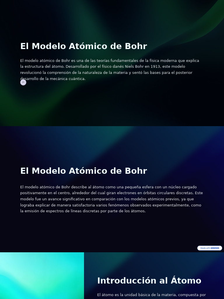 Gráficos del Modelo Atómico de Bohr | PDF | Átomos | Electrón