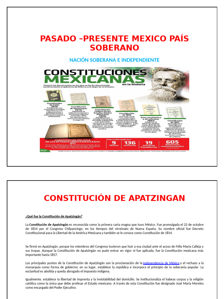 Mexico Pais Soberano | PDF | México | Gobierno