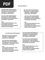Tak Satupun Lirik | PDF