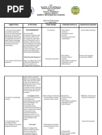 BSP Action Plan S.Y 2022-2023 | PDF | Learning