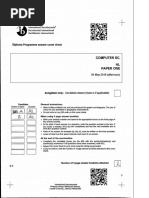 IB Answer Booklet 1 - 4 Pages - NEW | PDF