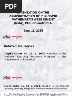 RMA 2025 2026 Slide Presentation Final | PDF | Educational Assessment ...