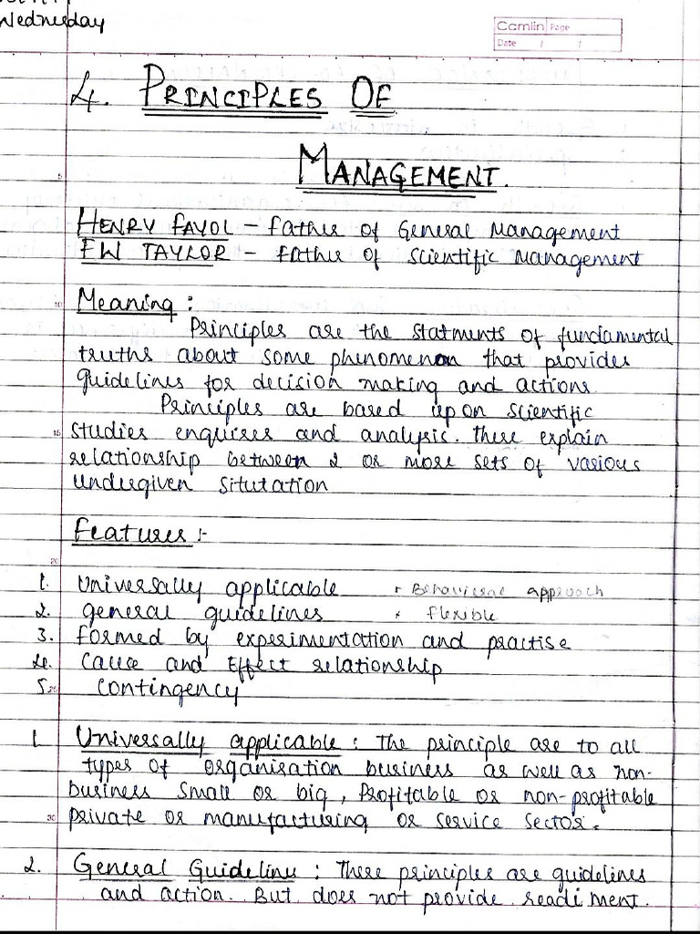 Princeples of Management. | PDF