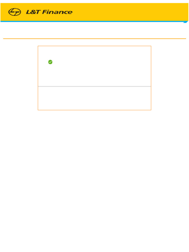 Payment Receipt: Two Wheeler Loan | PDF