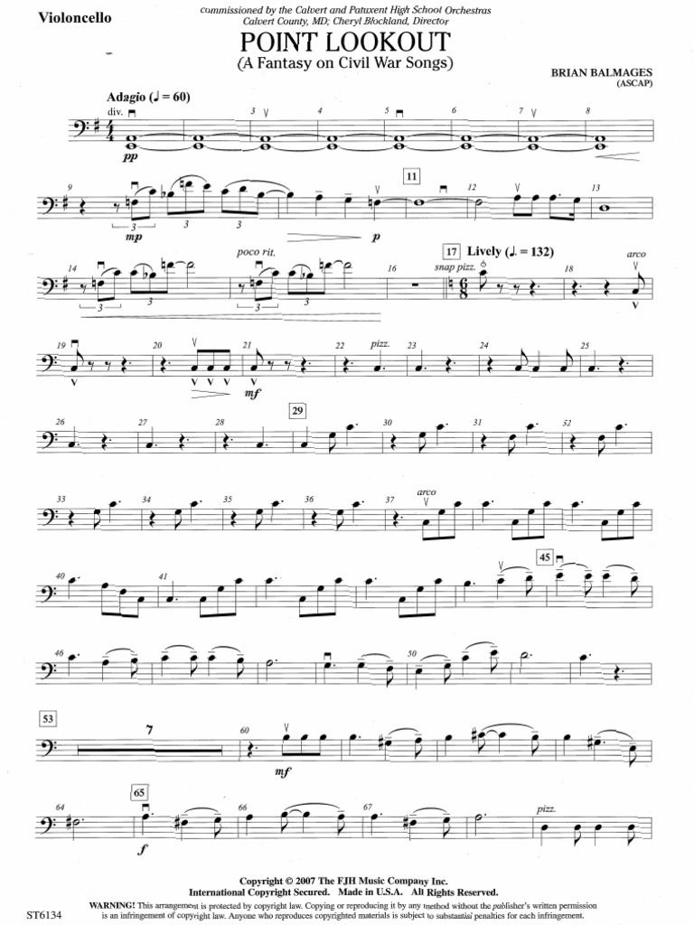 Point Lookout (Cello) | PDF