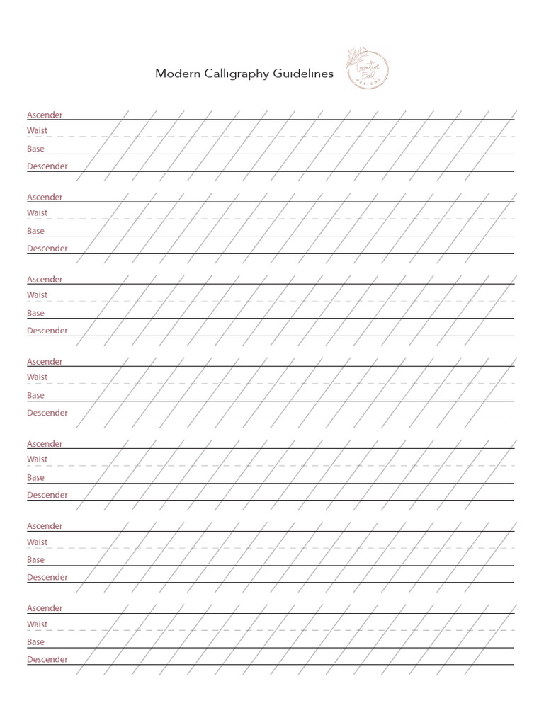 Calligraphy Guidelines | PDF