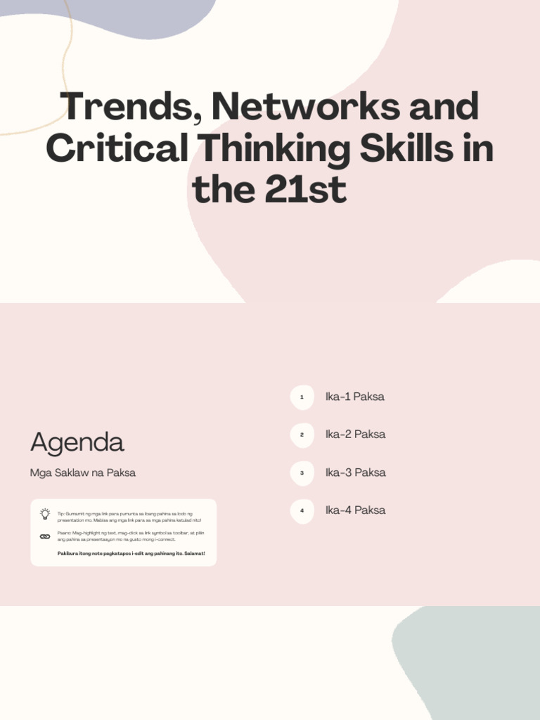 Pastel Blobs Basic Simplng Presentasyon - 20250622 - 134618 - 0000 | PDF | Information And ...