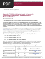 Usp 61 | PDF | Microorganism | Microbiology