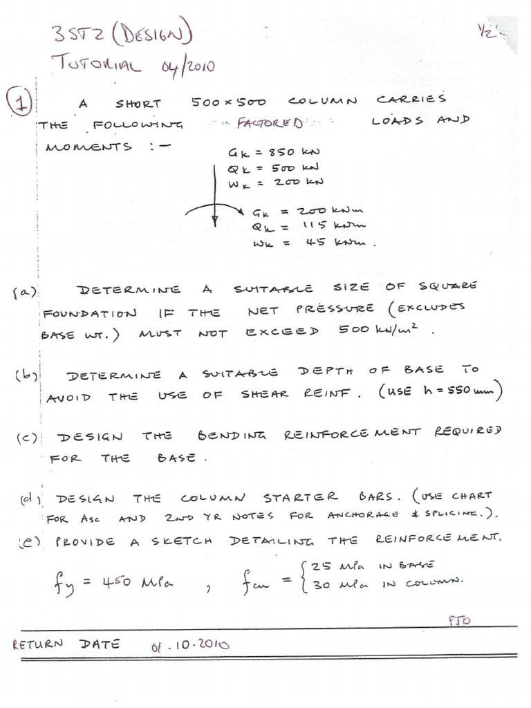 Design Tut 4 | PDF