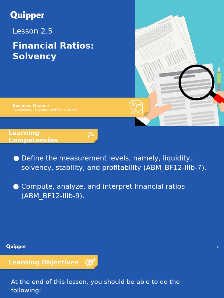Finance Unit 2 Lesson 5 | PDF | Equity (Finance) | Debt