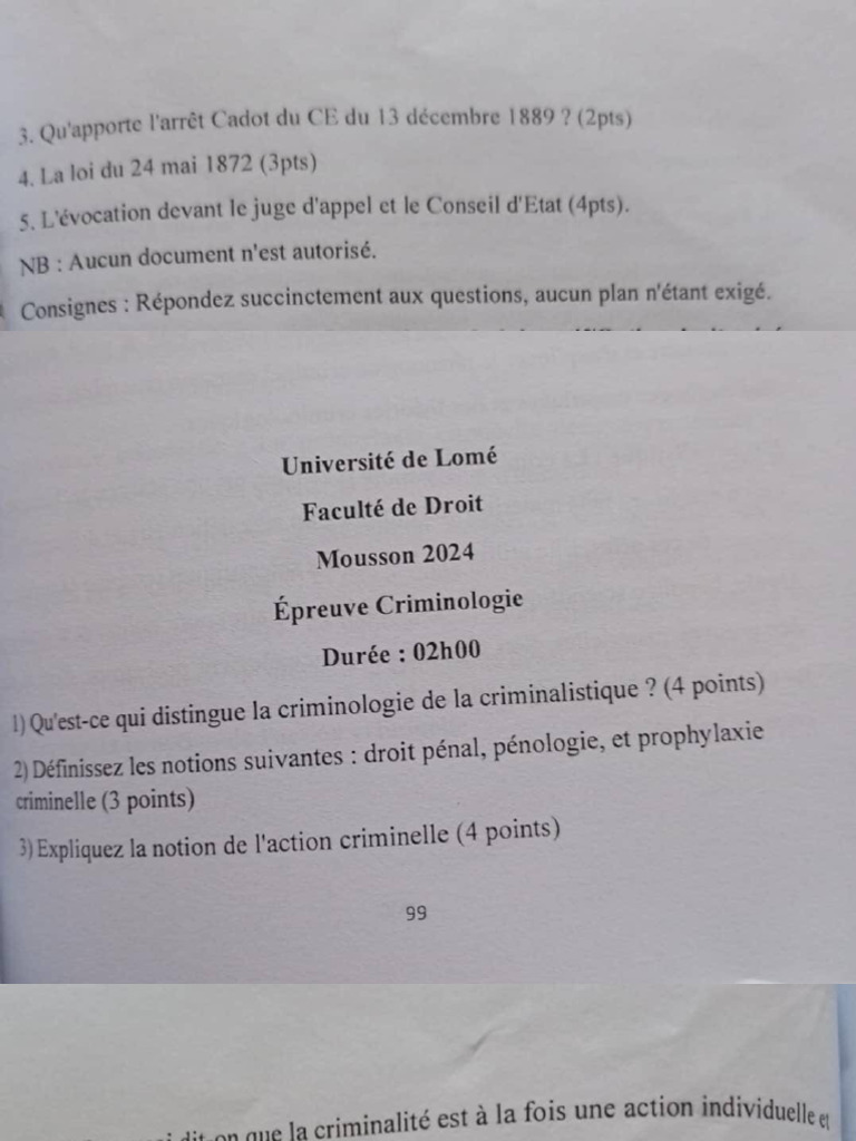ÉPREUVES MOUSSON 2024 PROFESSIONS JUDICIAIRES (02 Suite), Rodrigue ...