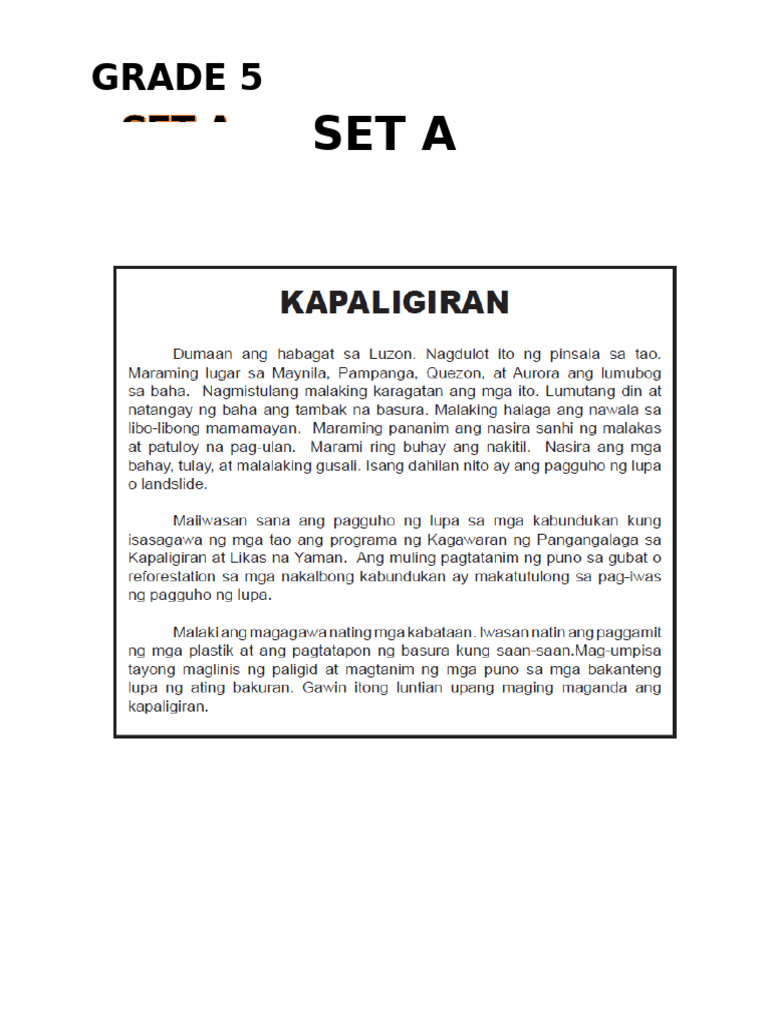 Grade 5 Pdf