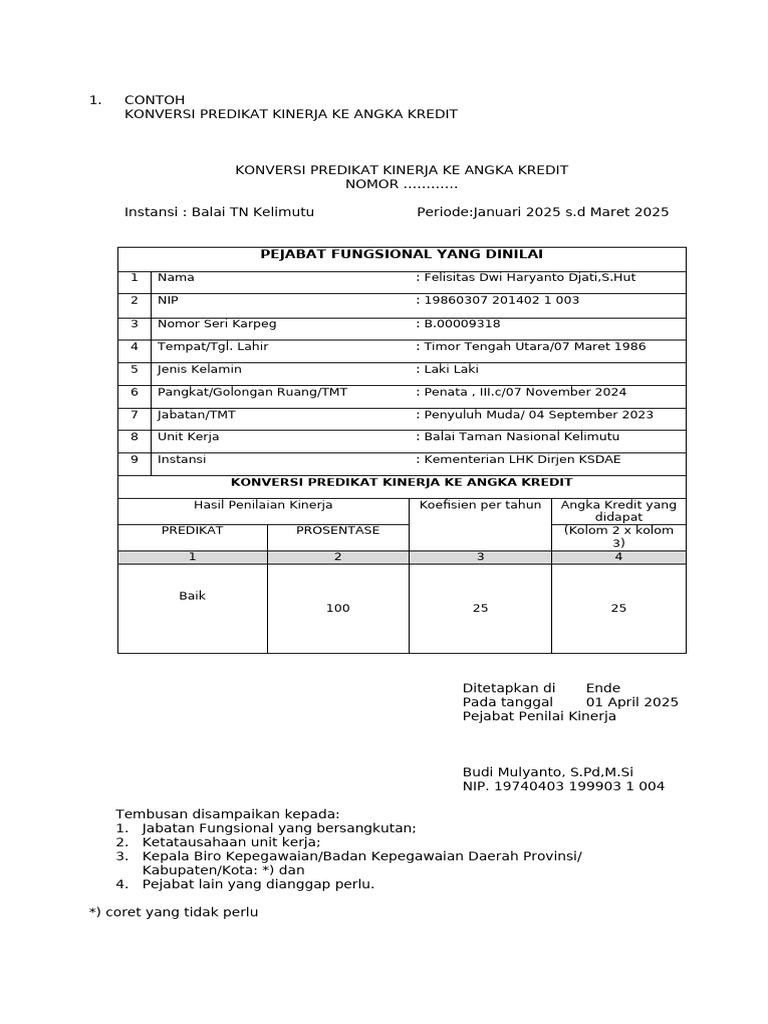 Format PAK Konversi | PDF