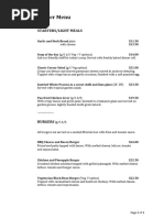 Tender Loving Cuisine Menu 2023/24 | PDF | Cheesecake | Curry