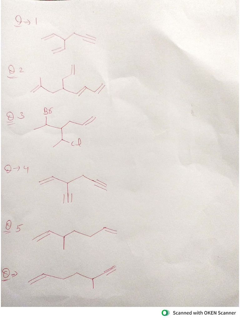 Iupac Question Practice | PDF