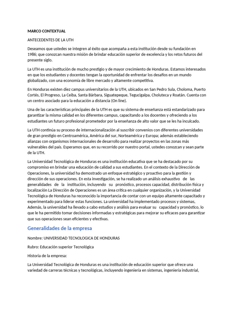 Marco Contextual | PDF