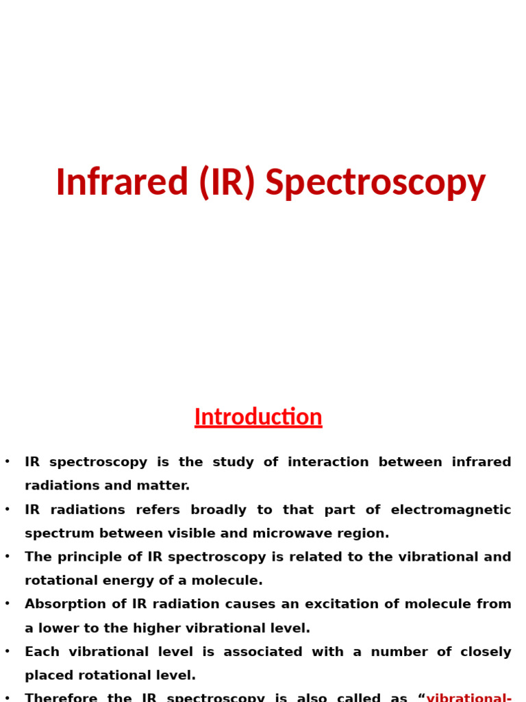 IR Richa | PDF | Hydrogen Bond | Infrared Spectroscopy