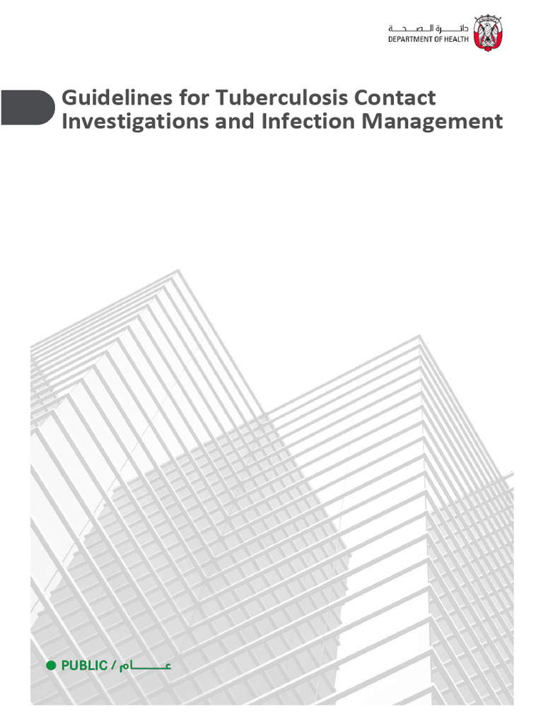 Guidelines For Tuberculosis Contact Investigations and Infection Management | PDF | Tuberculosis ...