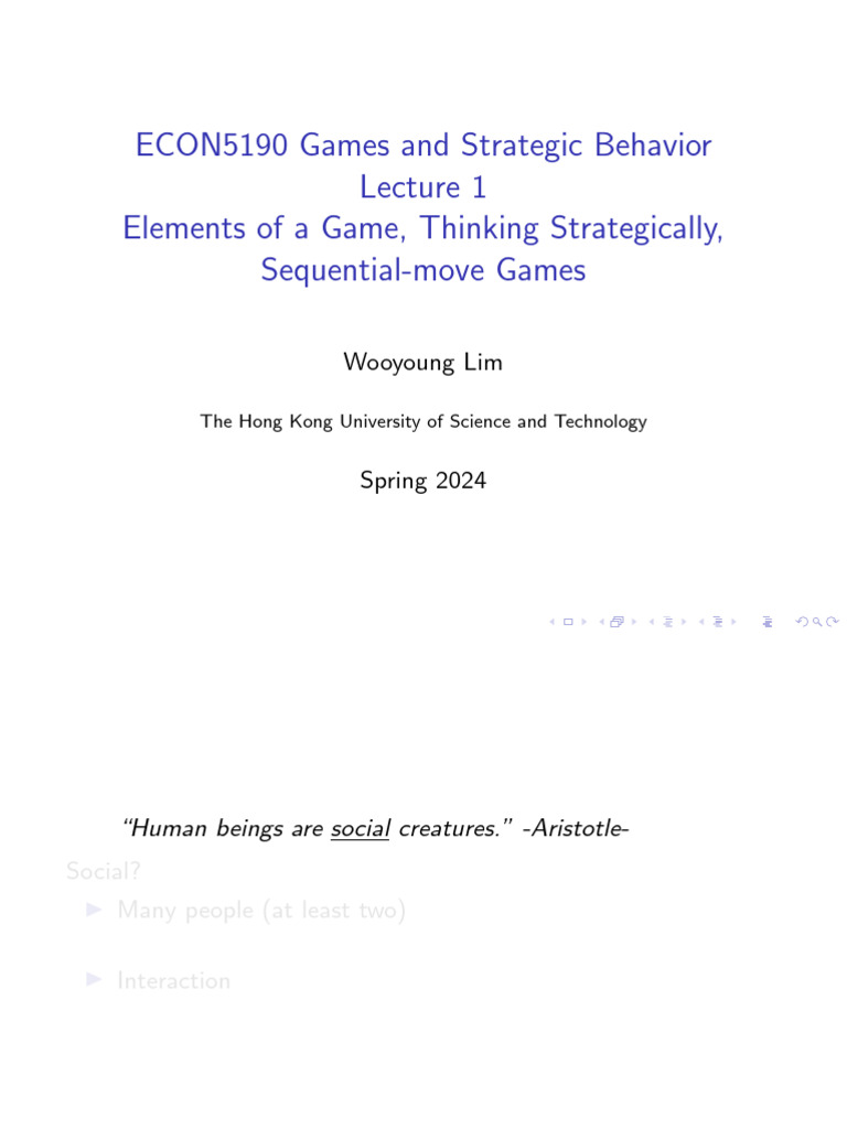 MBA Game Lecture1 | PDF