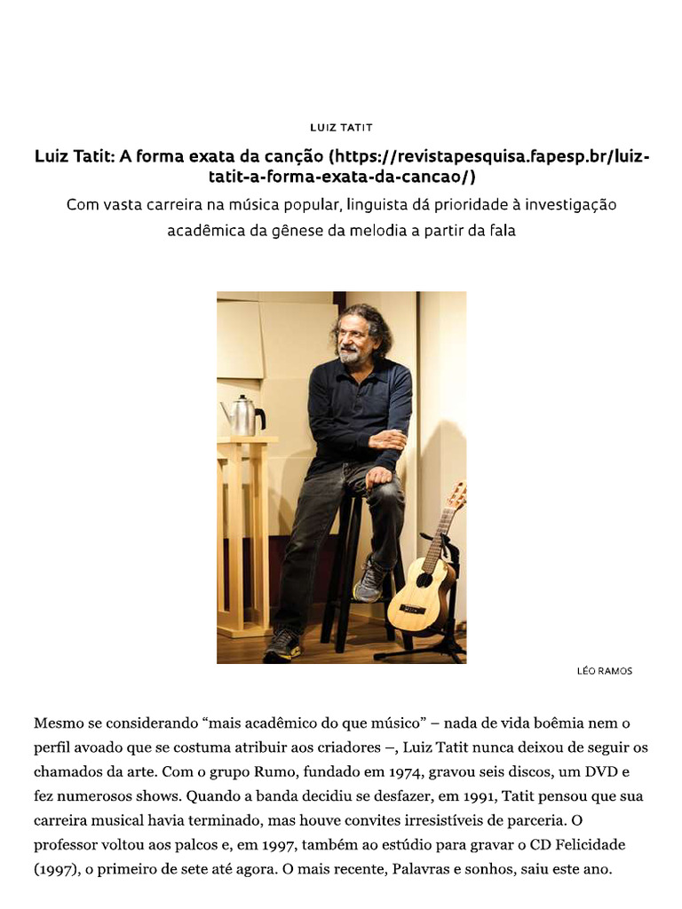 Entrevista TATIT | PDF
