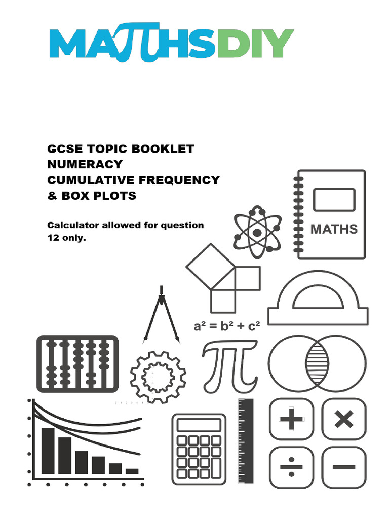 Numeracy Cumulative Frequency Box Plots Non Calc | PDF