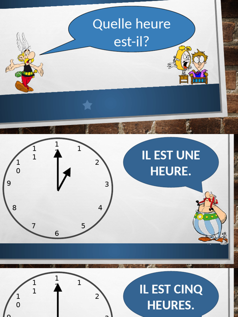 14 - Les Heures - Élèves | PDF