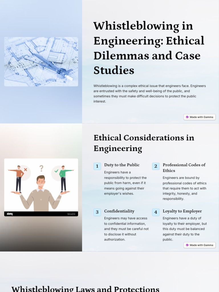 Whistleblowing Ethics in Engineering | PDF