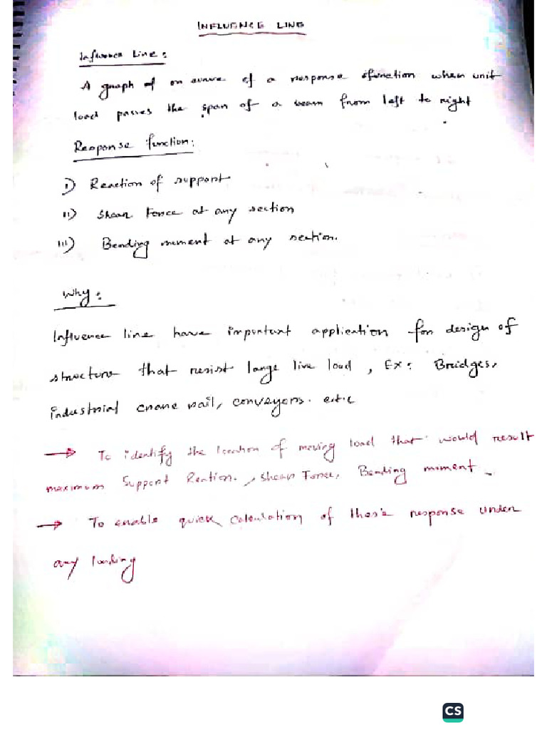 Influence Line | PDF