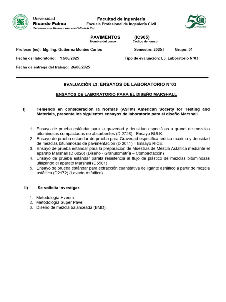 Formato de Informe para El Laboratorio #03 | PDF | Laboratorios