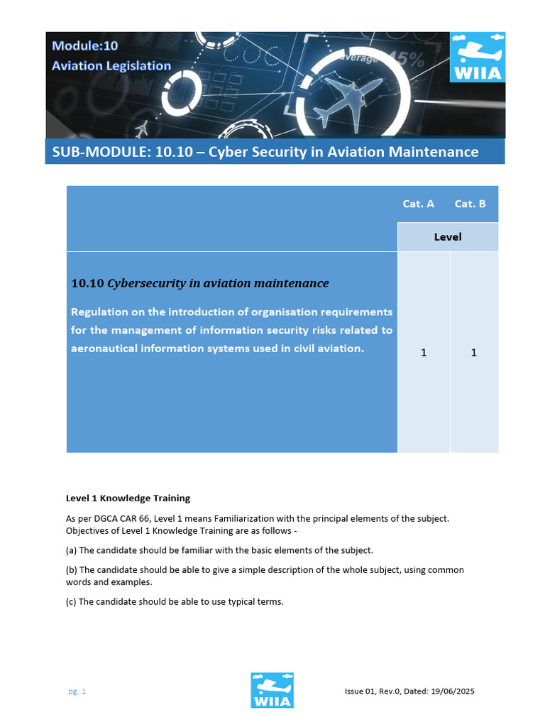 Cybersecurity in Aviation Maintenance | PDF | Security | Computer Security